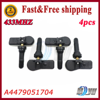 (4) A4479051704 TPMS 433MHz Tire Pressure Sensor For Mercedes Vario V ...