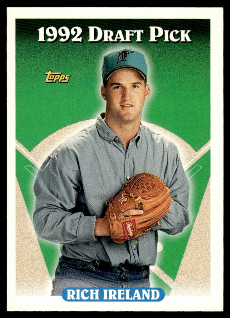 1993 Topps Draft Pick #767 Rich Ireland Rookie Florida Marlins | eBay