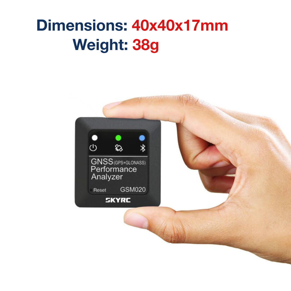 SKYRC GNSS (GPS+GLONASS) Speedometer for RC Cars and Planes, Bluetooth ...