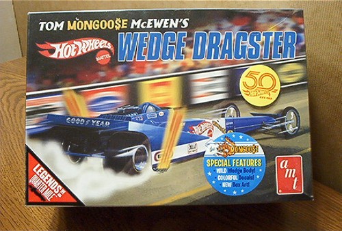 AMT Tom Mongoose McEwen's Hot Wheels WEDGE DRAGSTER MODEL KIT #1069 | eBay