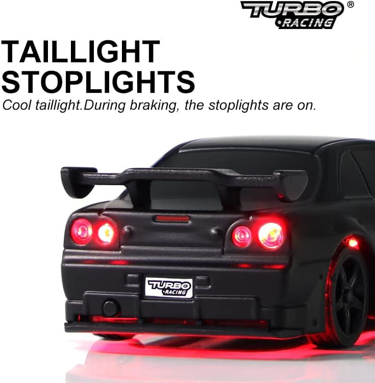 Turbo Racing 1:76 C74 Drift RC Car Mini Remote Control RTR Racing Car ...