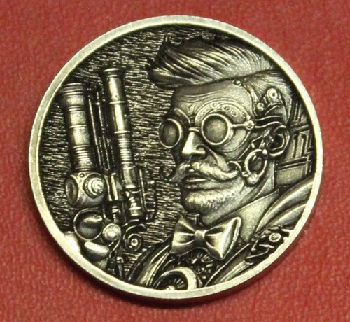 HOBO Nickel Steampunk Man with Gun Made from a Real US Nickel | eBay
