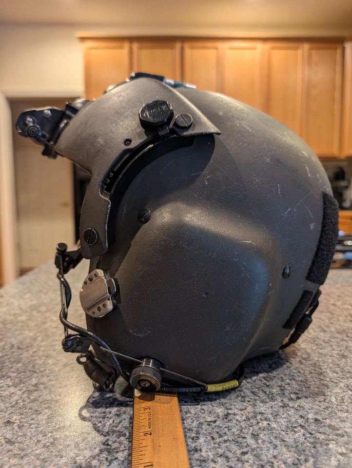 Gentex HGU 56/P Large Flight Helmet, Dual Visor ANVIS Mount, CEP ...