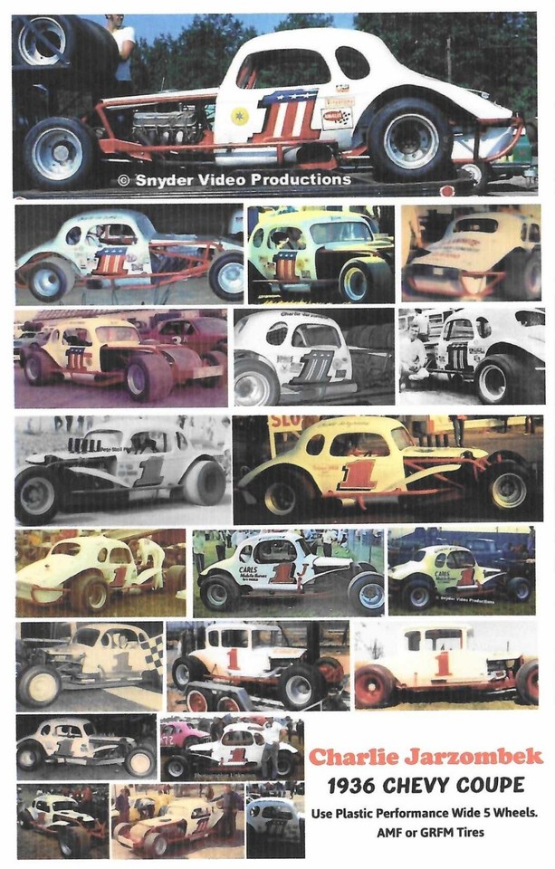 Plastic Performance Products #1 Charlie Jarzombek 36 Chevy Coupe 1/25 ...