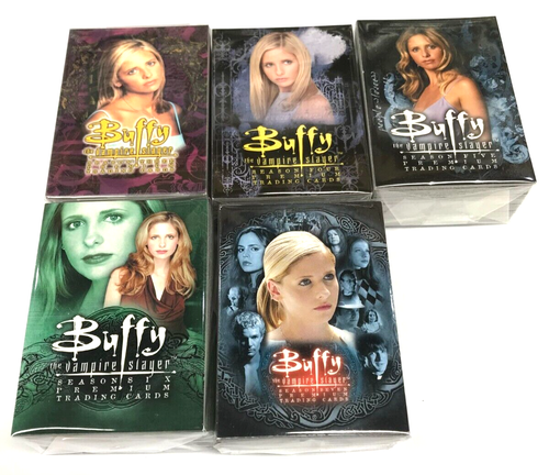 Inkworks Buffy Trading Card Full Base Card Set Season 3 to Season 7 ( 5 ...