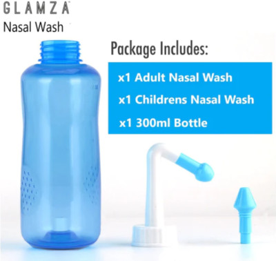 Nasal Wash Neti Pot Sinus Hayfever Allergies Relief Nose Clean Rinse ...