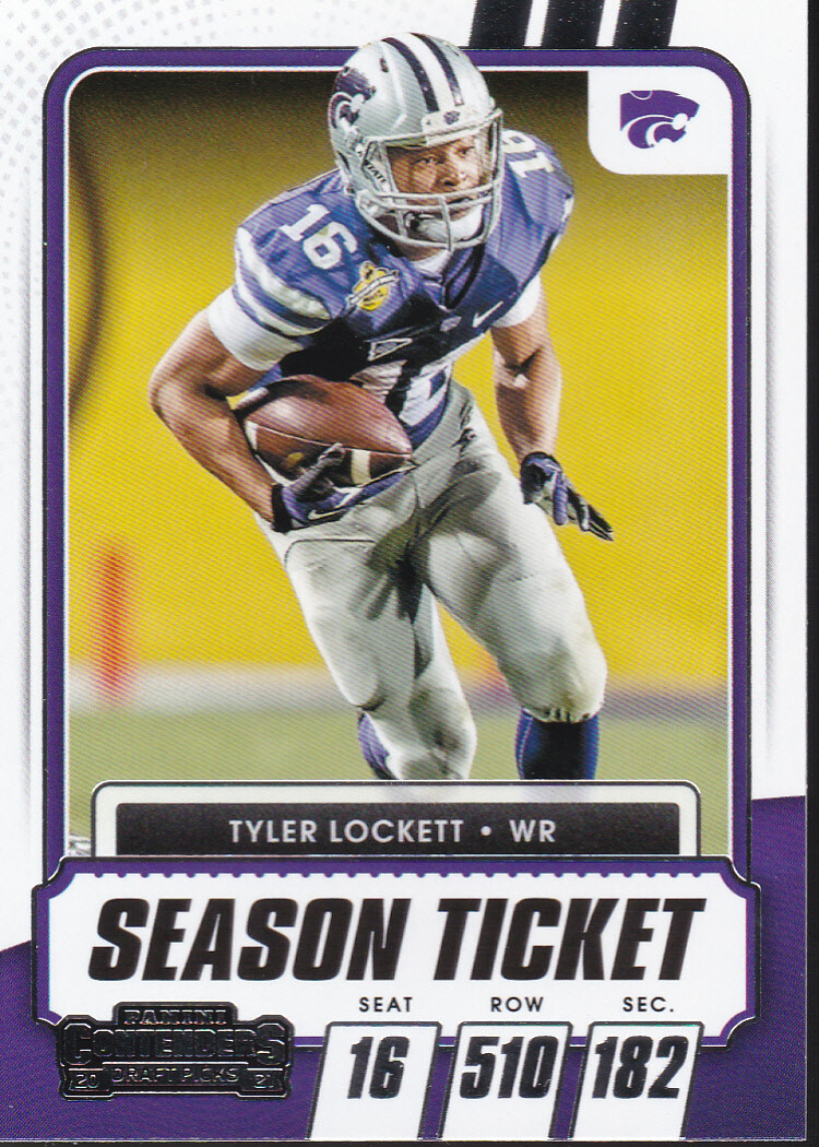 Tyler Lockett 2021 Panini Contenders Draft Picks Season Ticket #40 ...