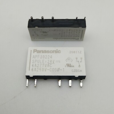 5Pcs Panasonic APF30224 Power Relay 6A 24VDC 5 Pins | eBay