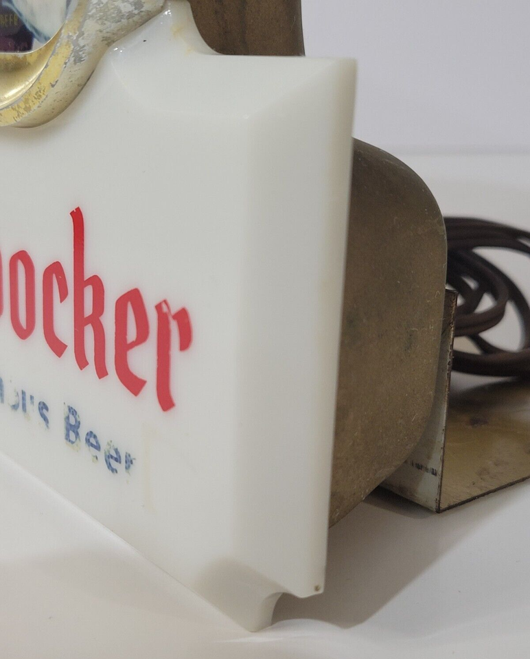 VTG Knickerbocker Beer Lighted Sign Ruppert NYC Stock #2123 WORKS 9 3/4 ...