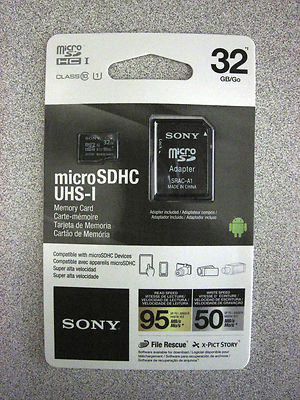 Sony 32G micro S4 4K Ultra HD best SD card for FDR X3000 AS300 action ...