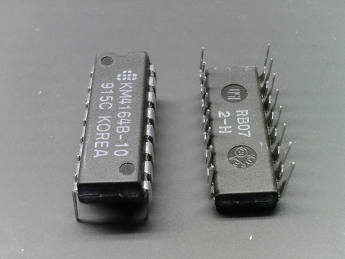 KM4164B-10 DIP16 64K x 1 bit Dynamic RAM with page mode NOS original ...