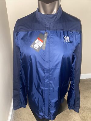 New York Yankees Nike Shield Full Zip Authentic Golf Jacket Light ...