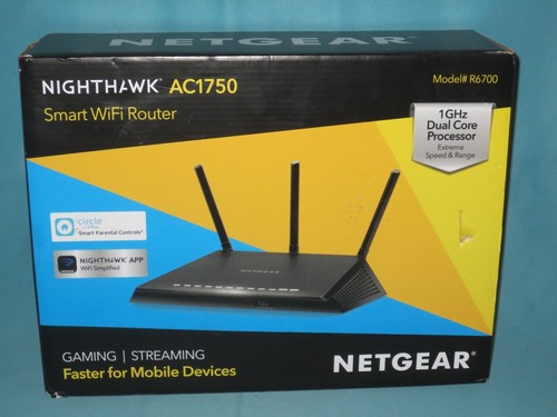 Netgear Nighthawk AC1750 1 GHz Dual Core Smart WiFi Gaming and ...