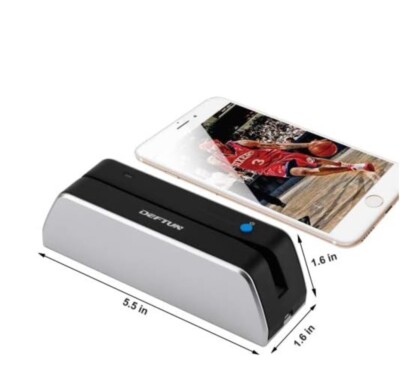 Bluetooth MSR X6BT Mini Magnetic Stripe Card Reader Writer Encoder Mag ...
