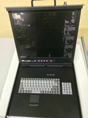 Startech RACKCONS1916 DuraView 1U 19" Rackmount LCD Console PC Mac Sun ...