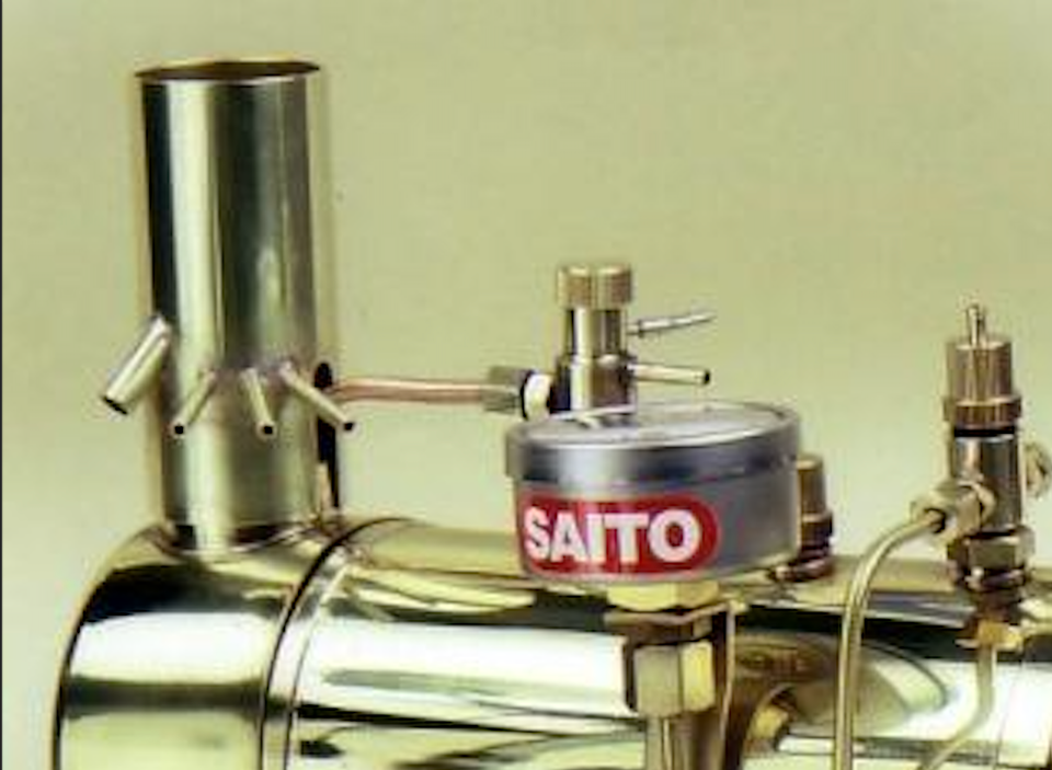 SAITO Works Boiler Burner B2F FOR STEAM ENGINE Model Japan Gold Color ...
