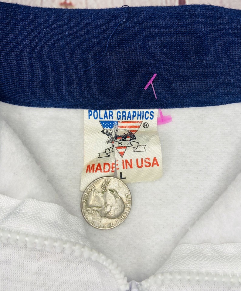 *VINTAGE* Polar Graphics Alaska Inside Passage Collared Sweater; Made ...