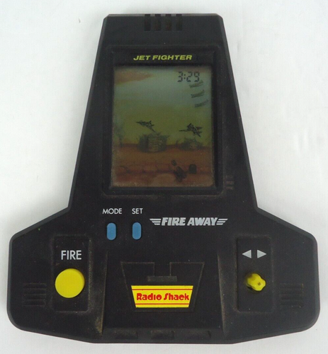 Vintage Radio Shack Jet Fighter Fire Away Electronic Handheld Game ...