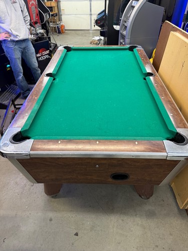 8' VALLEY COMMERCIAL COIN-OP POOL TABLE | eBay