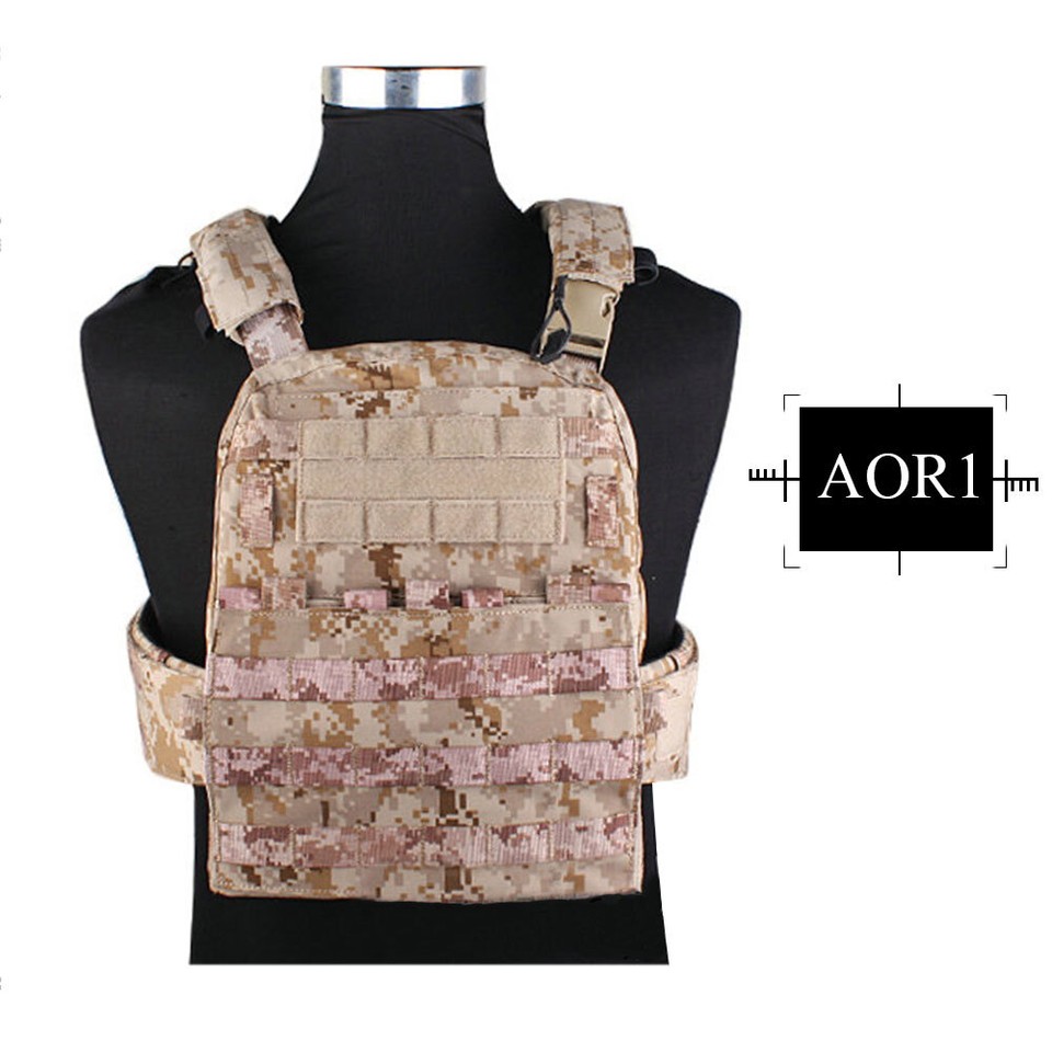 Emerson Tactical AVS Adaptive Vest Heavy Military Molle Airsoft Plate ...