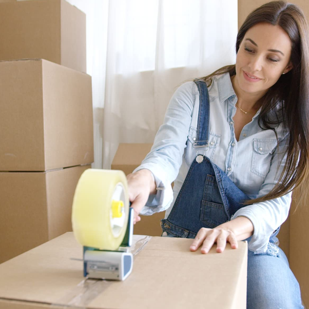 36 Rolls Clear Sticky Packing Tape 48mm*75m Sealing Carton Packaging ...