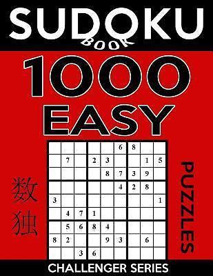 Sudoku Book 1,000 Easy Puzzles : Sudoku Puzzle Book with Only One Level ...