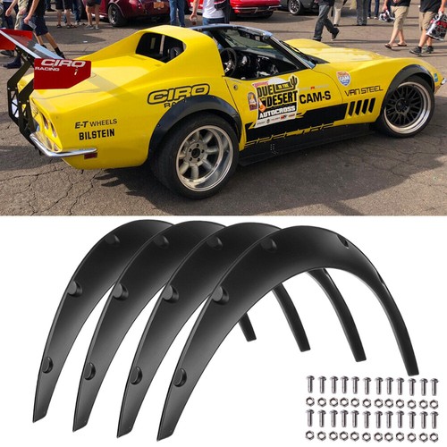 For Chevrolet Corvette C3 Extended Fender Flare Extra Wide Body Kit ...