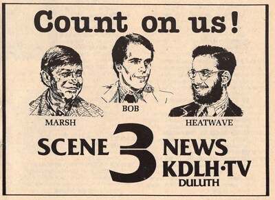 1979 KDLH TV AD HEATWAVE BERLER ~ BOB ORMSETH ~ MARSH NELSON Duluth ...