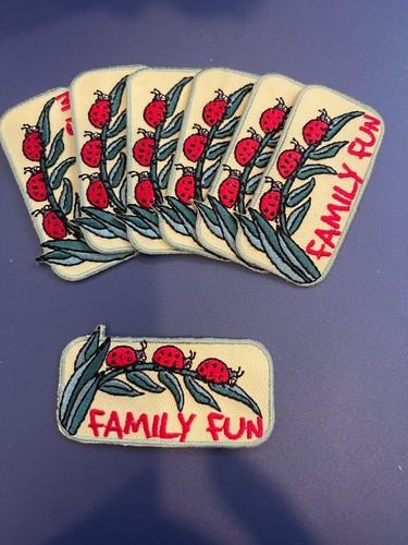 GS Fun Patches - FAMILY FUN lot of 7 | eBay