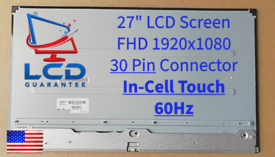 HP 27-D 27-d0240t 27" Borderless LCD Screen All-in-One Touchscreen FHD ...