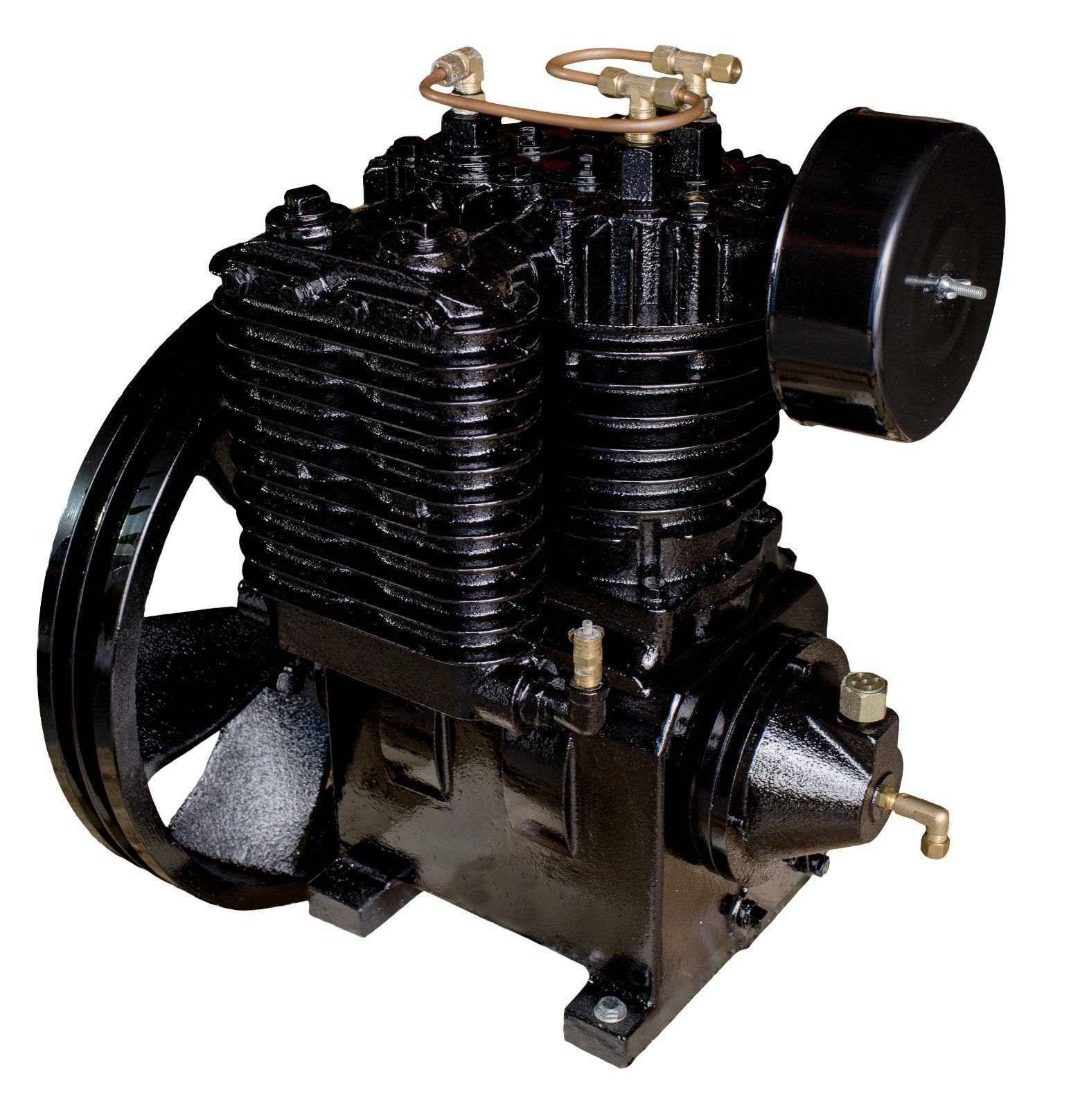 5 HP or 7.5 HP Air Compressor Pump Two Stage 175 PSI | Cast Iron 2 ...