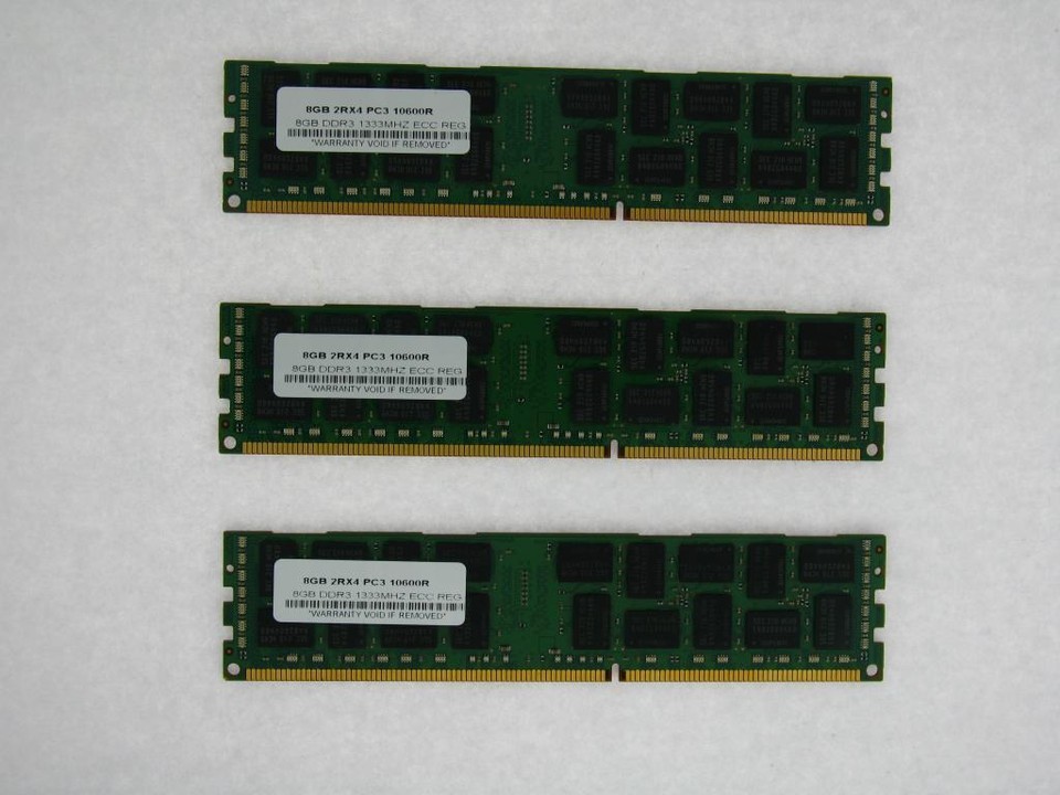 24GB (3X8GB) MEMORY FOR DELL PRECISION T5500 T7500 | eBay