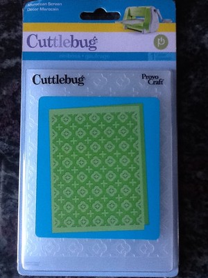 Cuttlebug Embossing Folders - A2 Folder - Moroccan Screen | eBay