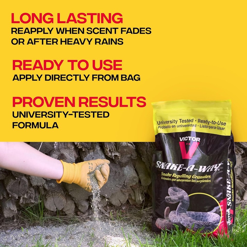VP364B-10 Snake-A-Way Outdoor Snake Repelling Granules 10LB Repellent ...