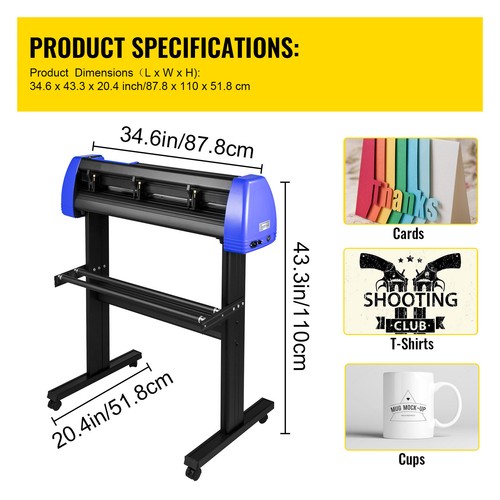 28" Vinyl Cutter Plotter Cutting Machine w/Signmaster Software 20 ...