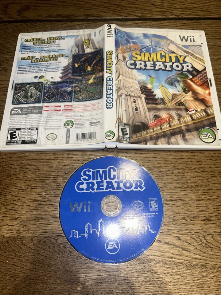 Sim City Creator Wii CC6 | eBay