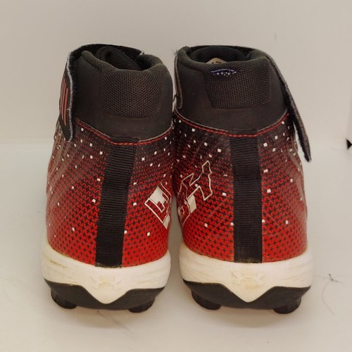 Under Armour Mens Pre-owned Black & Red Baseball Cleats - sz. 9 1/2 | eBay