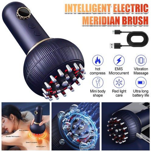 Electric Lymphatic Drainage Machine Meridian Body Massage Brush ...