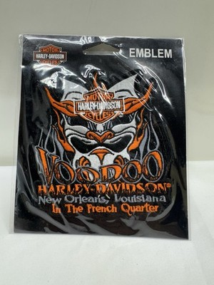 Voodoo Harley-Davidson French Quarter New Orleans Embroidered Sew On Patch | eBay