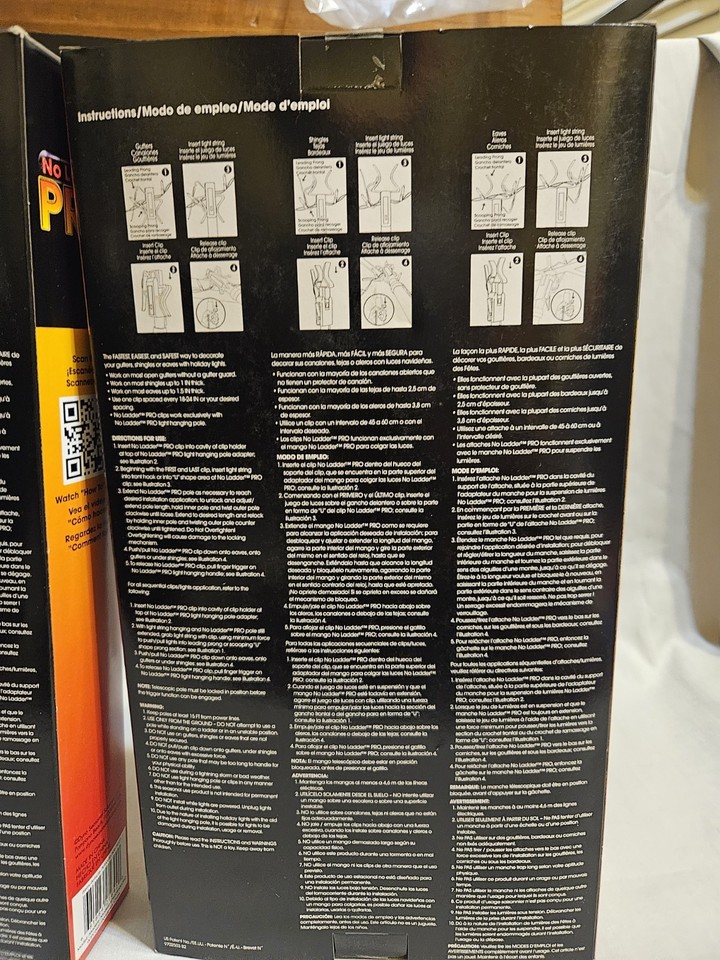 2x No Ladder Pro Rapid Release Gutter Shingle Clips Christmas Lights ...