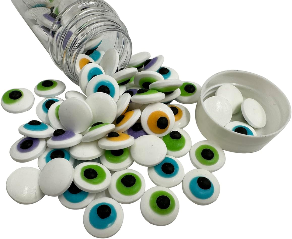 Halloween Candy Eyeballs Eyes Cake Cupcake Toppers Cookie Decorations ...