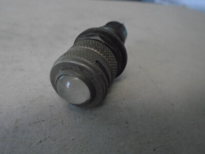 1 EA NOS PANEL LIGHT INDICATOR W/ WHITE LENS *NO BULB* | eBay