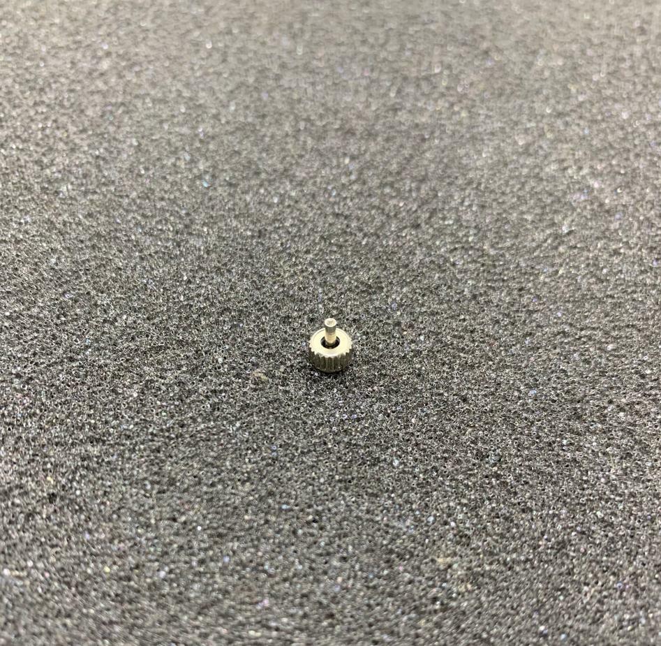 2 PCS Wrist Watch Crown Silver 5.0x3.0x6.0 /Button.Quality Stainless ...