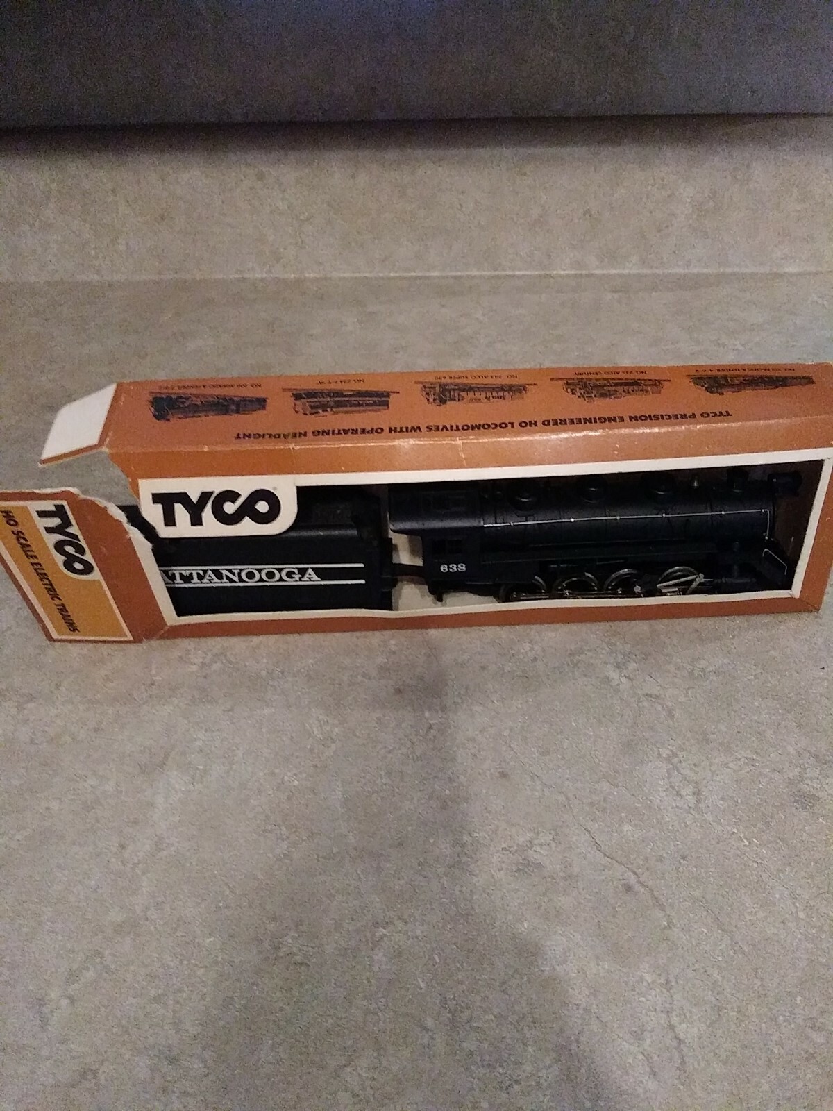 Tyco Chattanooga 638 HO Locomotive Vintage Train Set | eBay