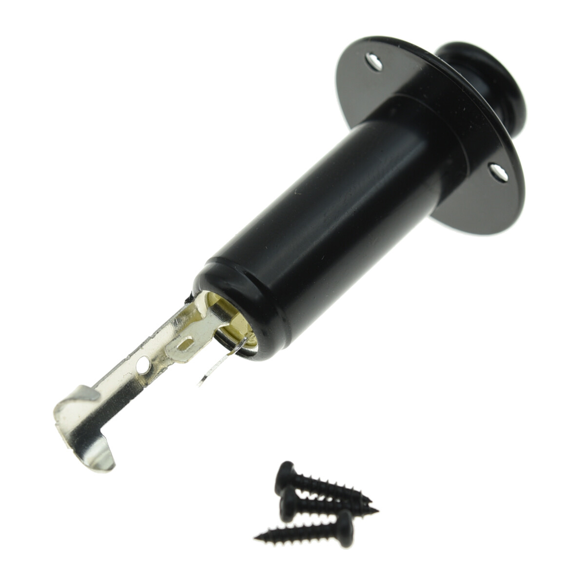 6.35mm Acoustic Electric Guitar Mono Endpin Output Jack Strap Button ...