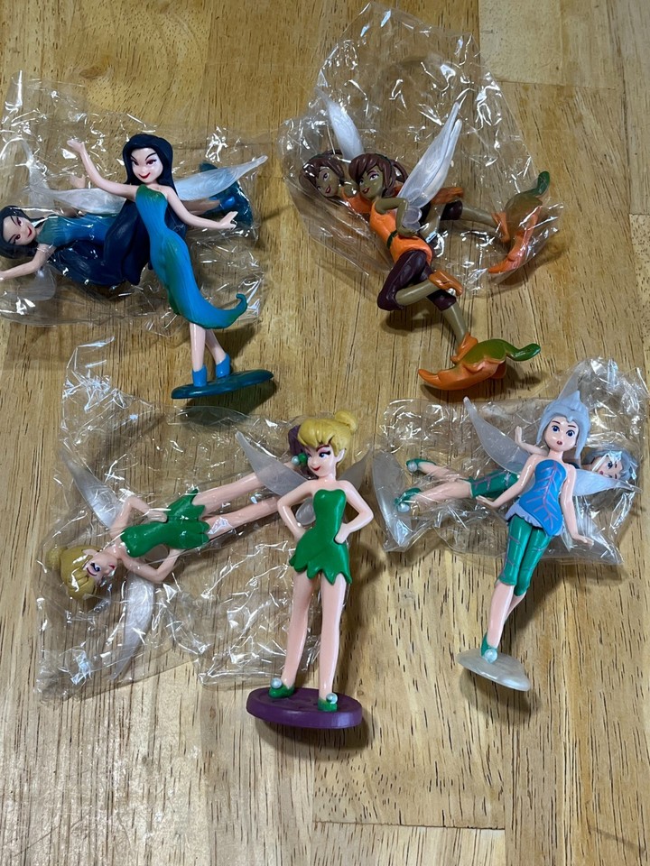 Tinkerbell Flower Fairies Miniature PVC Toy Figure 11-piece set | eBay