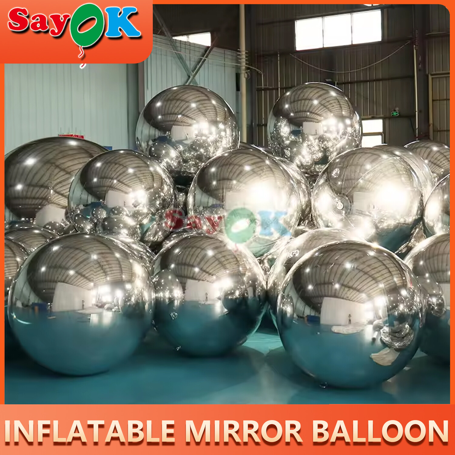 Inflatable Mirror Balloon giant pvc For Wedding Event Decoration big ...