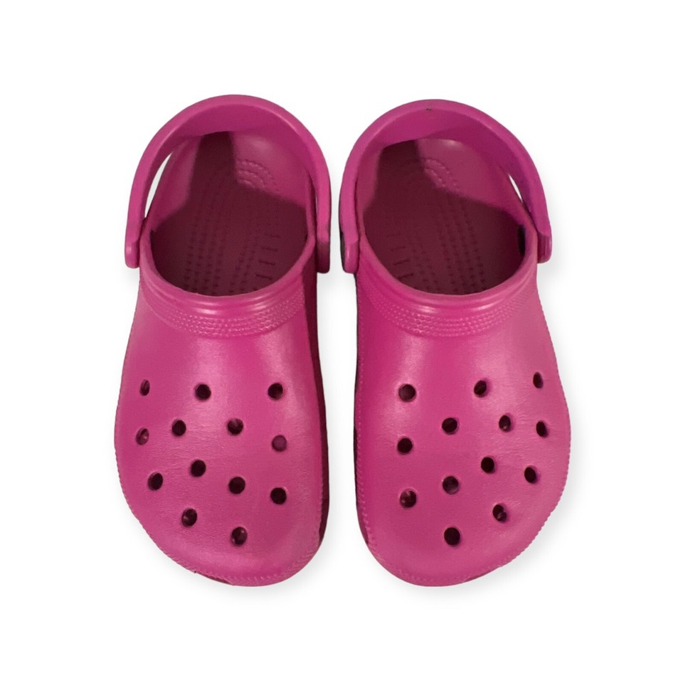 Crocs Classic Size M4 W6 Pink Magenta Lightweight | eBay