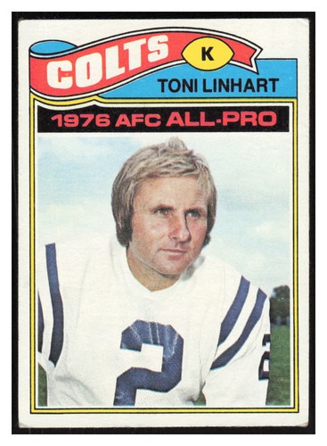 1977 Topps #190 Toni Linhart - Baltimore Colts | eBay