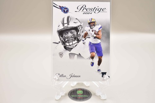 Dillon Johnson Tennessee Titans 2024 Panini Prestige Rookie RC Card ...